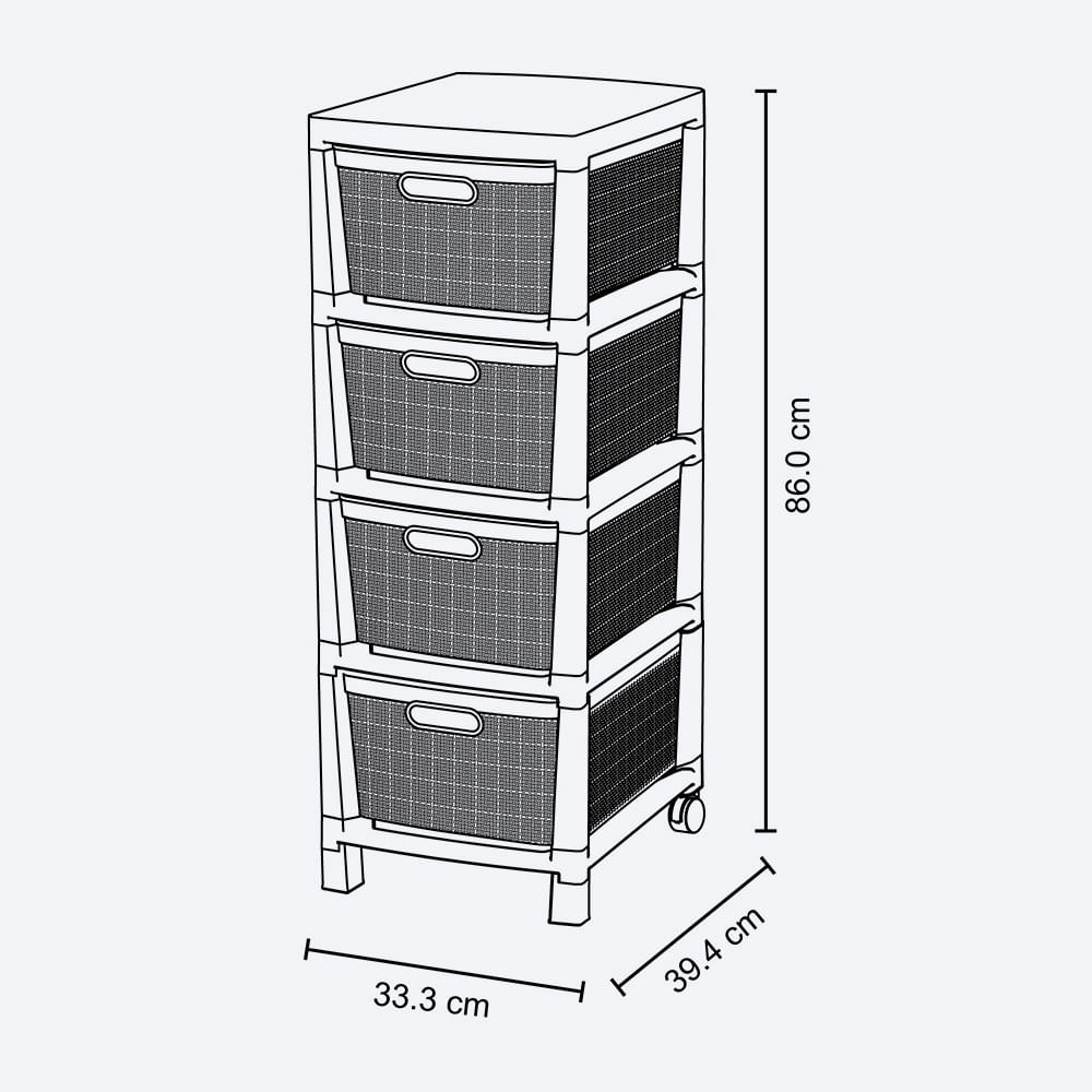 Combo Organizador Closet - Cajonero Fique, Canastas y Cesta de Ropa ...